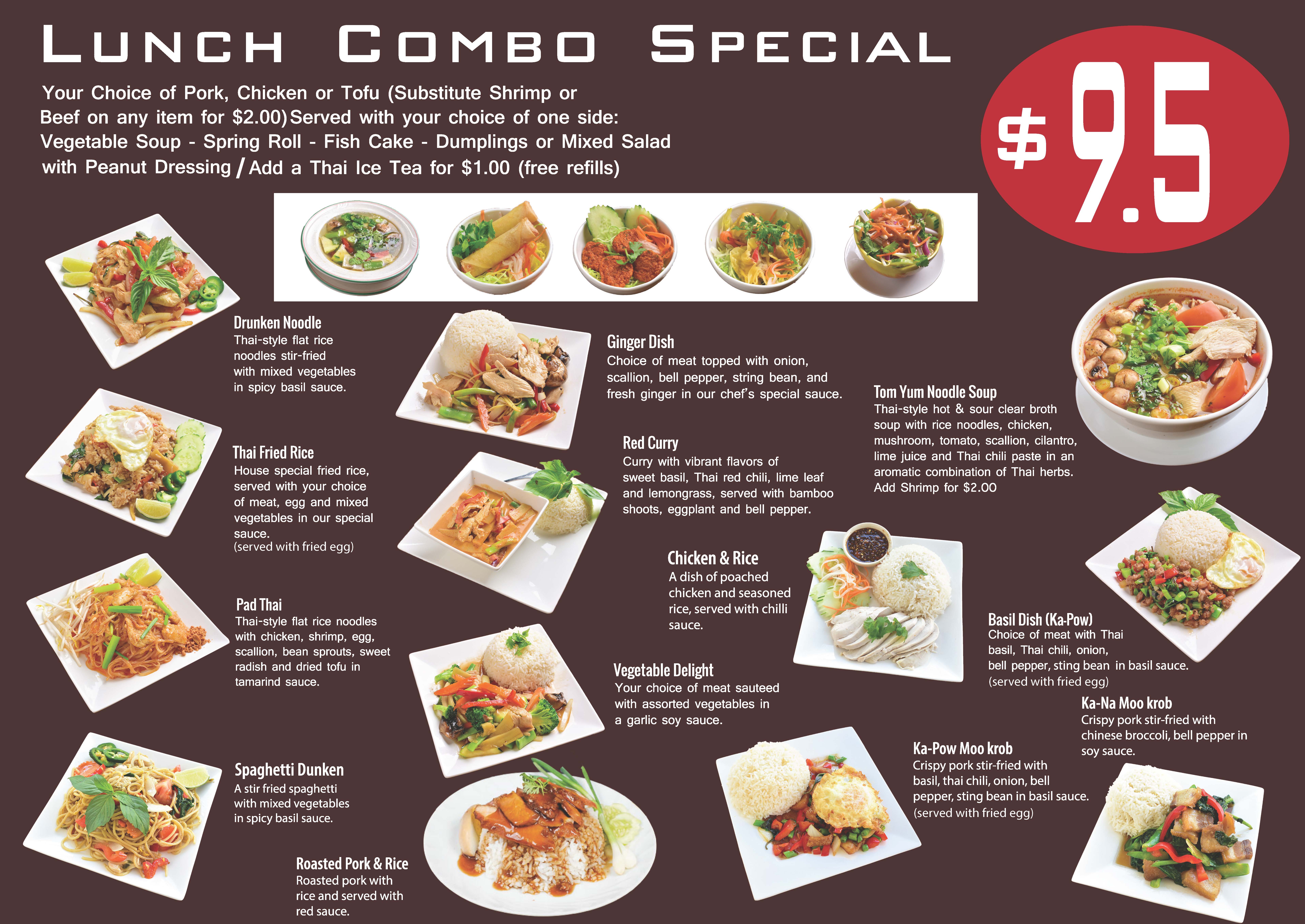 Lunch Combo Specials | Visit CT
