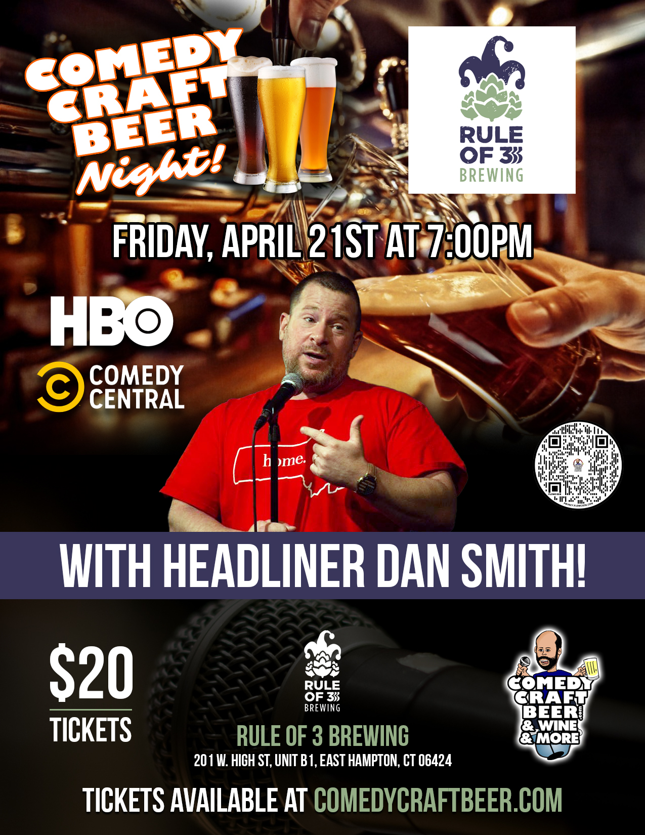 Comedy Night at Rule of 3 Brewing | Visit CT